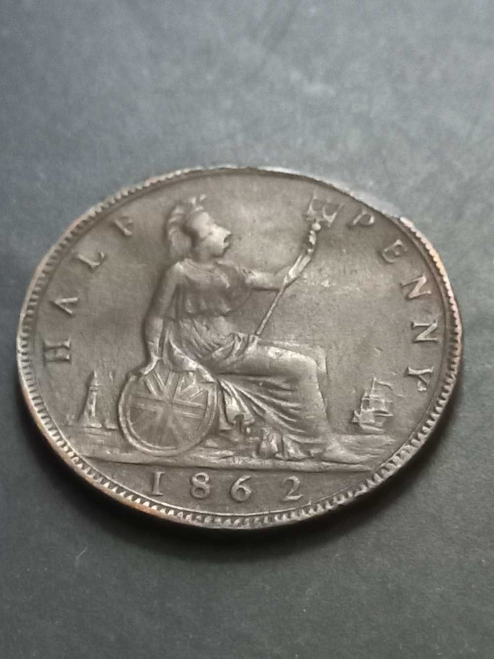 Great Britain - 1862 Britain Half penny was listed for R10.00 on 10 Mar ...