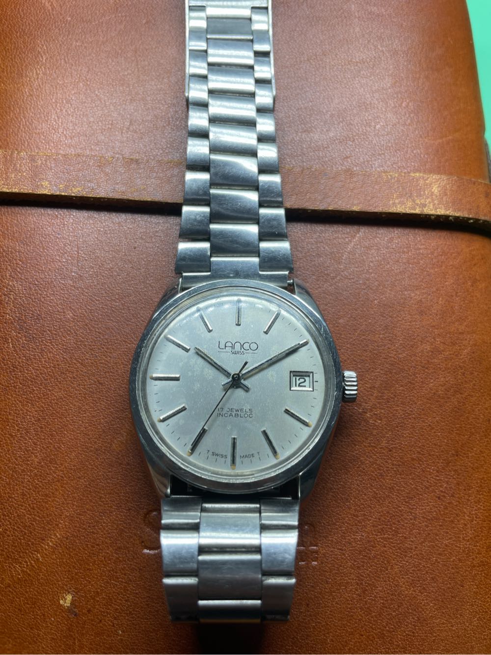 Men's Watches - Vintage lanco watch was sold for 400.00 on 2 Jul at 21: ...