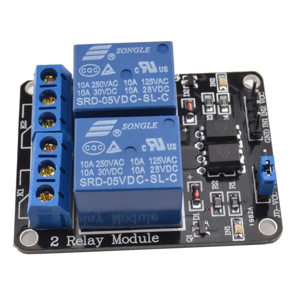 Relays - 5V Dual Channel Relay Module with Optocoupler for sale in ...