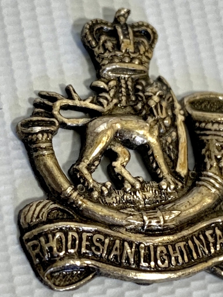 South African Army - Rhodesian Light Infantry Officers Badge ...