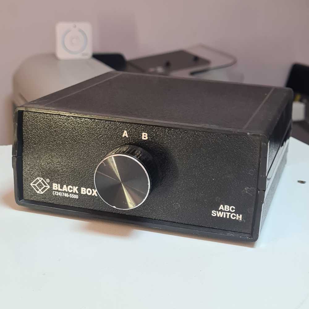 Video Cables & Adapters - Black box ABC switcher was sold for 190.00 on ...