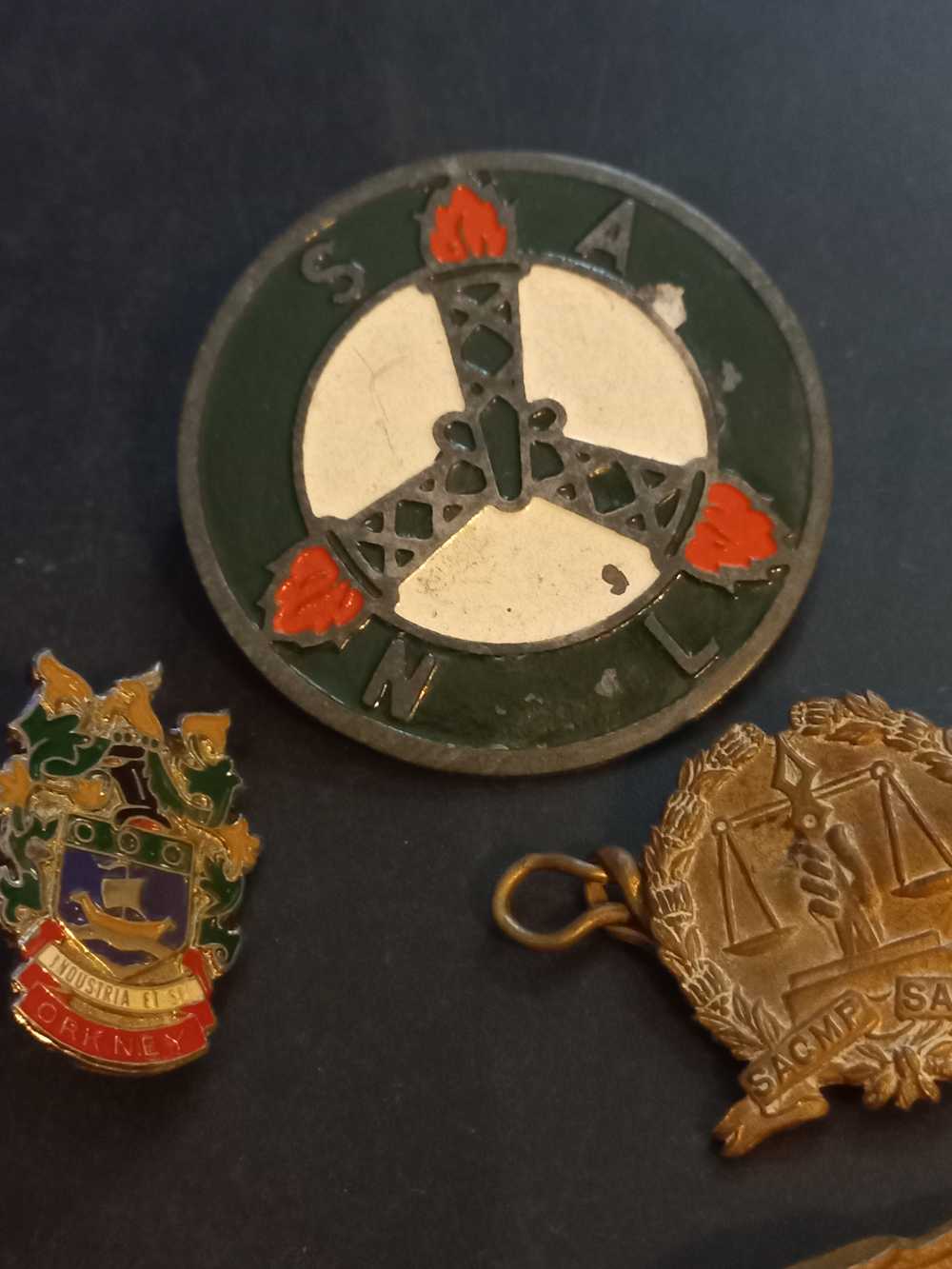 International Badges & Insignia - 7 Vintage Military Badges for sale in ...