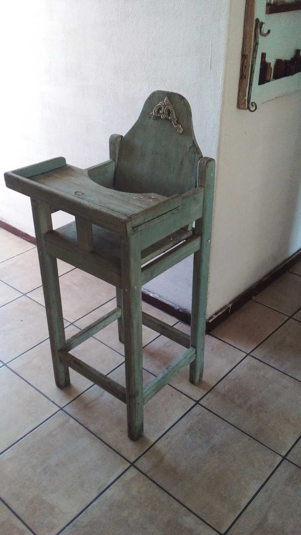 High Chairs & Booster Seats - Antique baby feeding chair for sale in ...