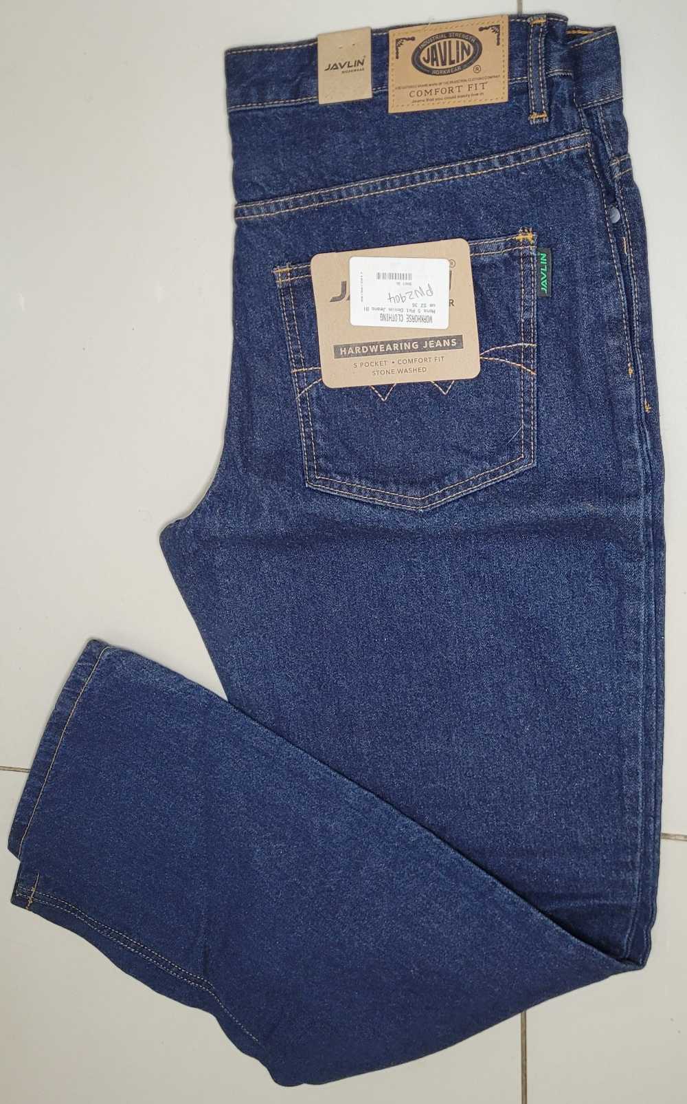 Jeans - Quality Javlin Comfort Fit Denim Work Jeans. Size 36. (Bid Per ...