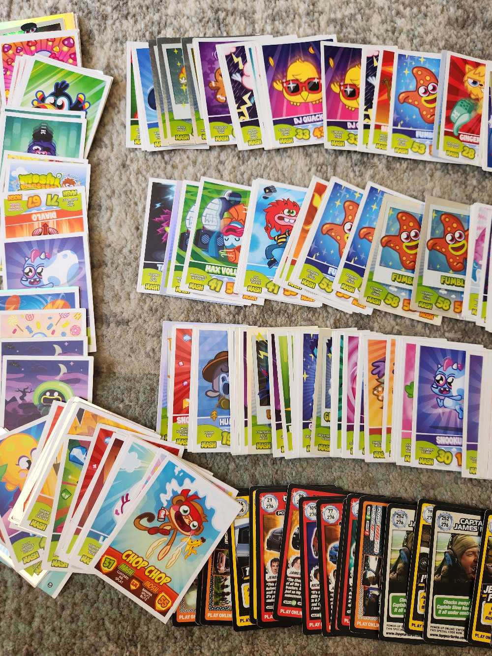 Trading Cards - Moshi monsters & Top gear cards BIG batch was sold for ...