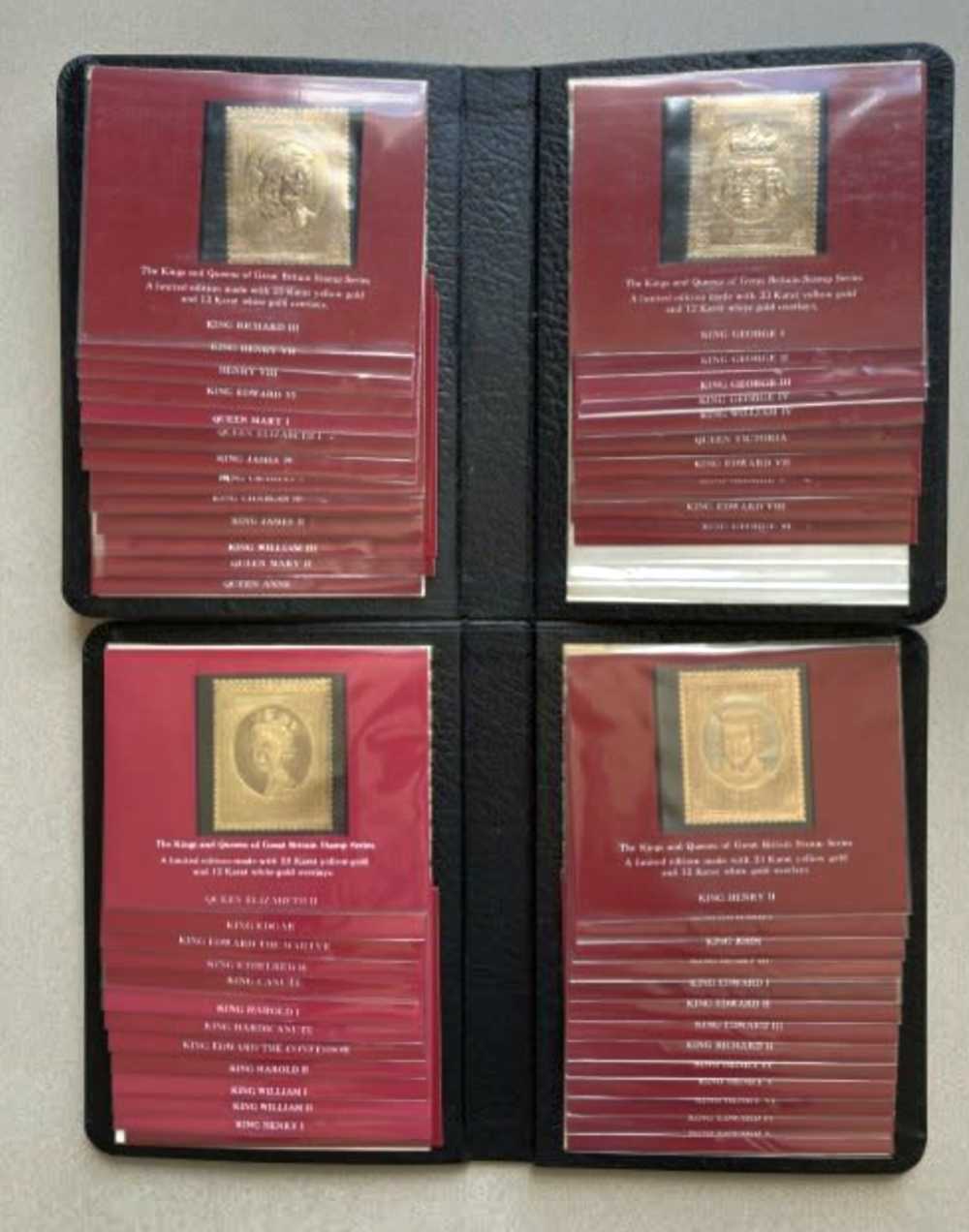 Other Antiques & Collectables - 1977 GOLD STAMP SERIES of the Kings and ...