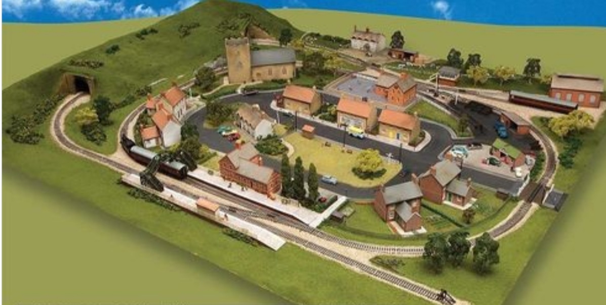 Train Sets - Complete model railway village set for sale in Cape Town ...