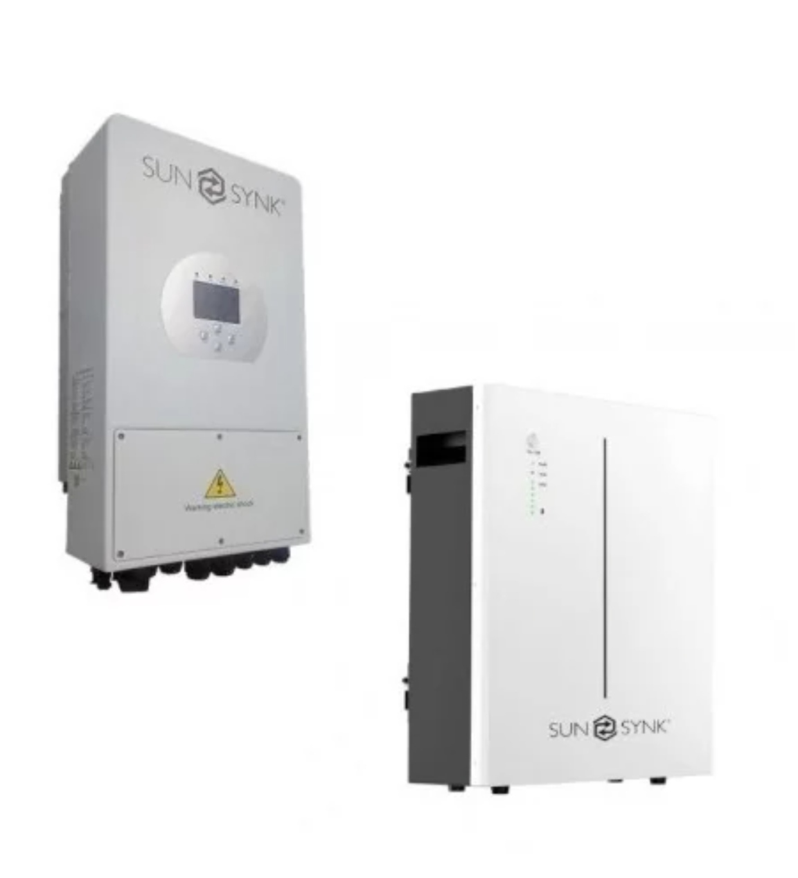 Inverters - Sunsynk 5kW Hybrid Inverter and Sunsynk 5.12kW Lithium Ion ...