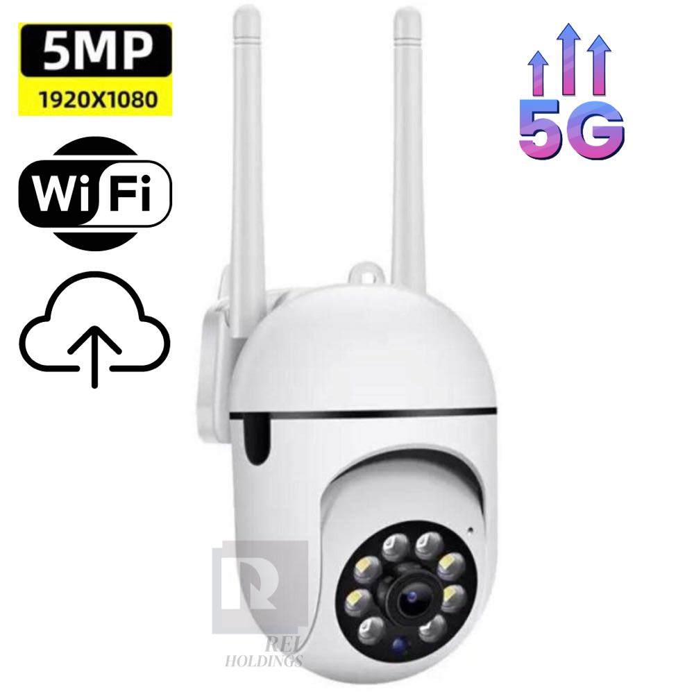 Surveillance Cameras - 5MP Ultra-Clear 5G Dual-Band WIFI Camera was sold for R290.00 on 17 Apr ...