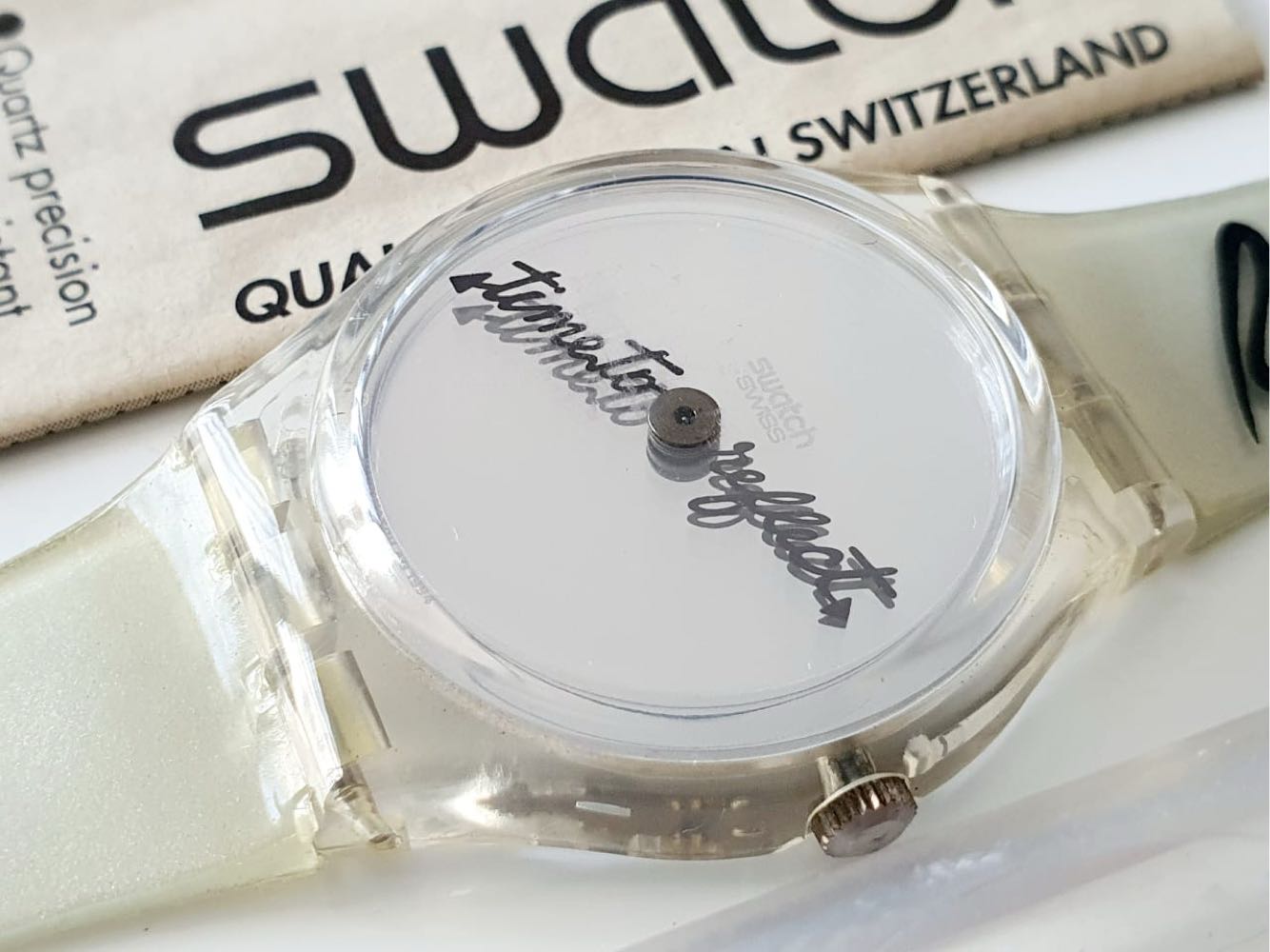 Rare & Collectable Watches - Rare Vintage Swatch GZ143 Time To ...