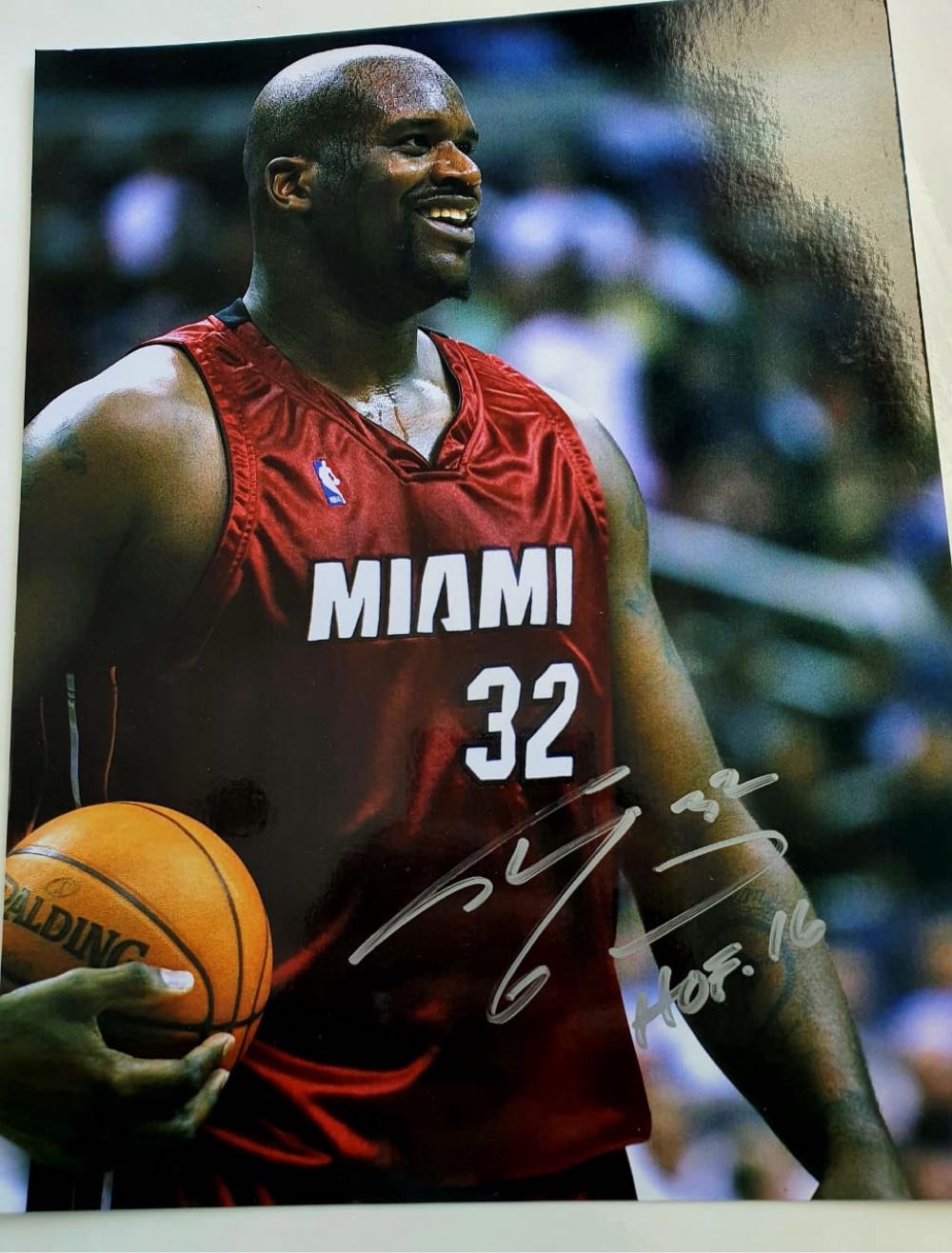 Sporting Memorabilia - AUTHENTIC AUTOGRAPH BY SHAQUILLE O`NEAL ...
