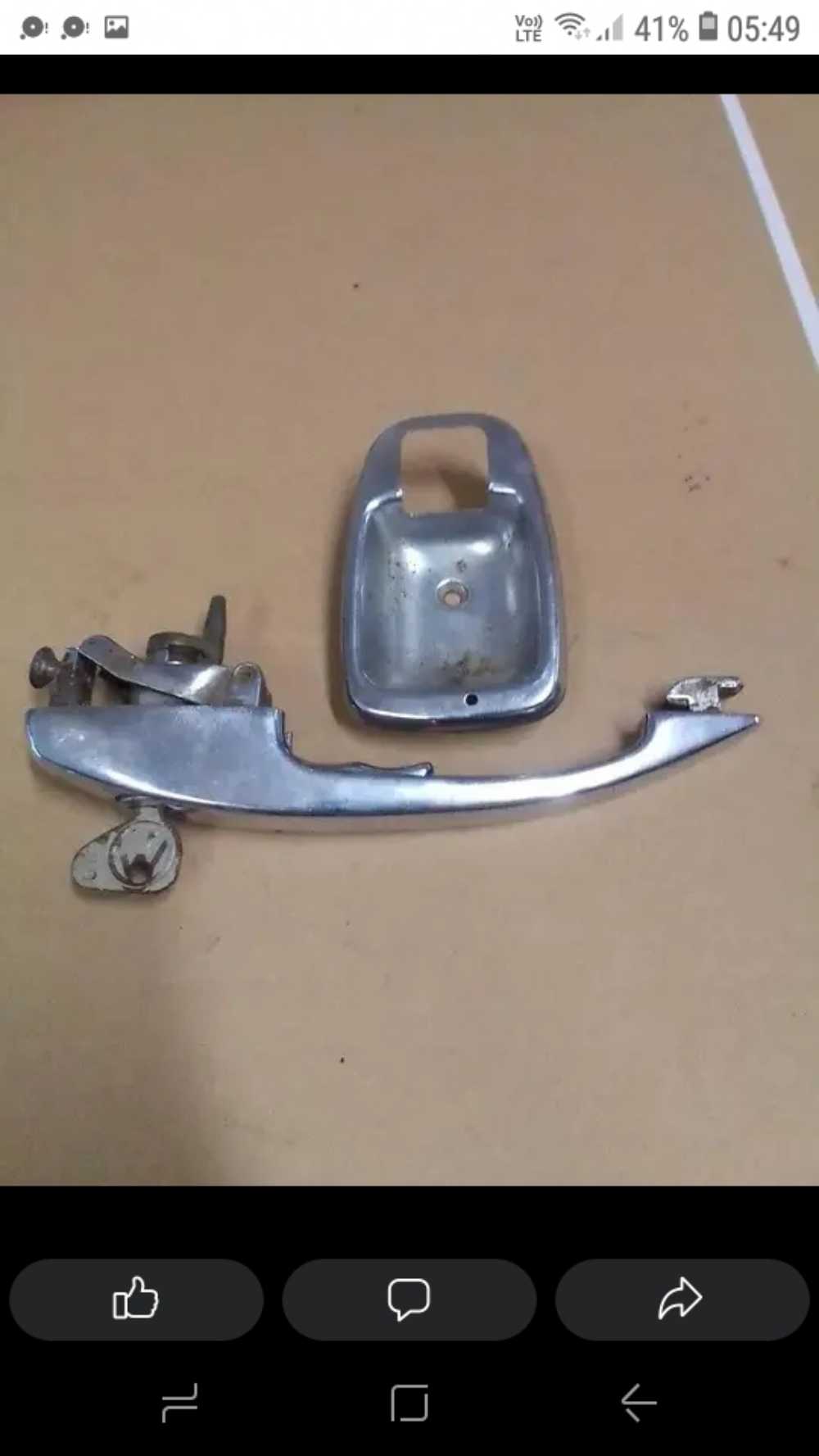 Door Handles & Armrests - VW BEETLE DOOR HANDLE AND KEY. for sale in ...