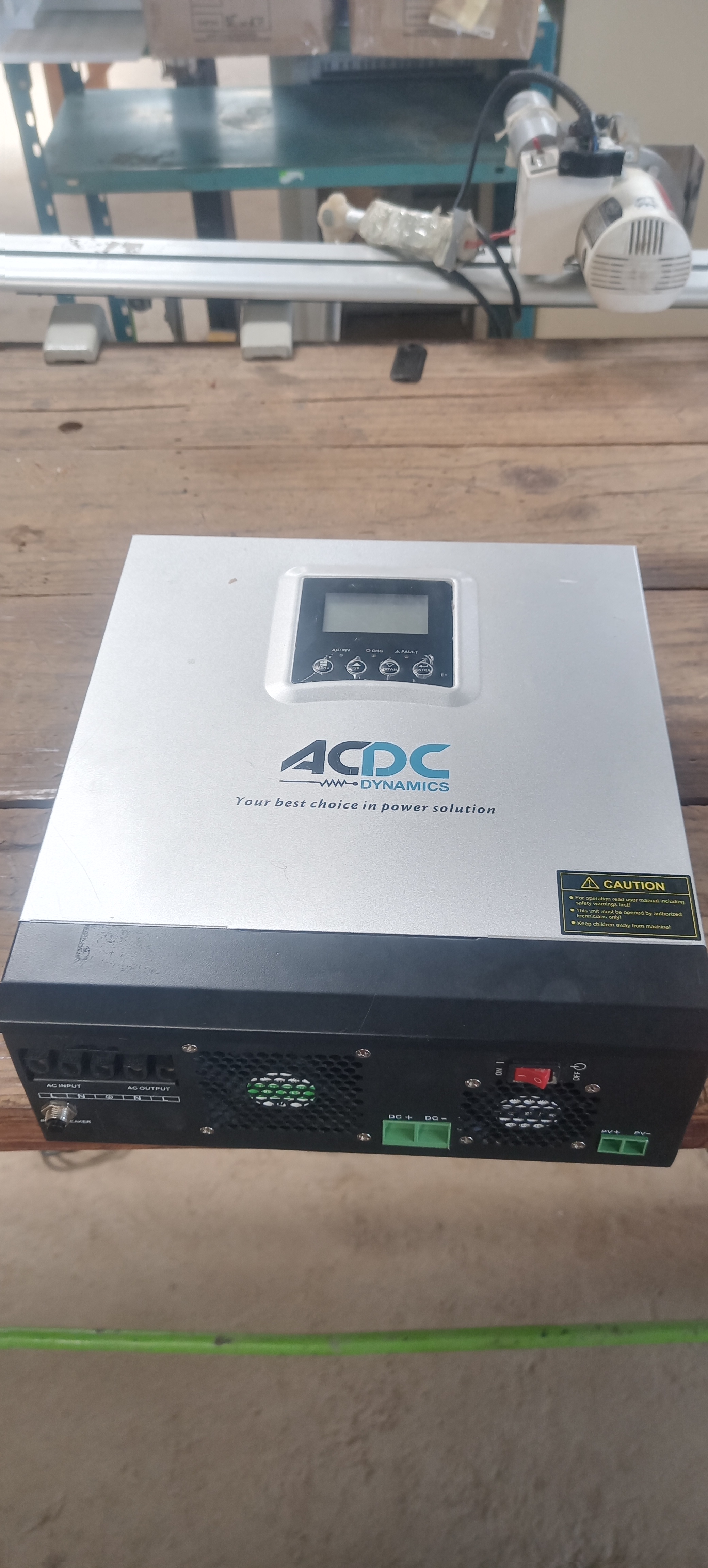 Inverters - ACDC DYNAMICS HYBRID SOLAR INVERTER 3000VA/24VDC C/W 60A ...