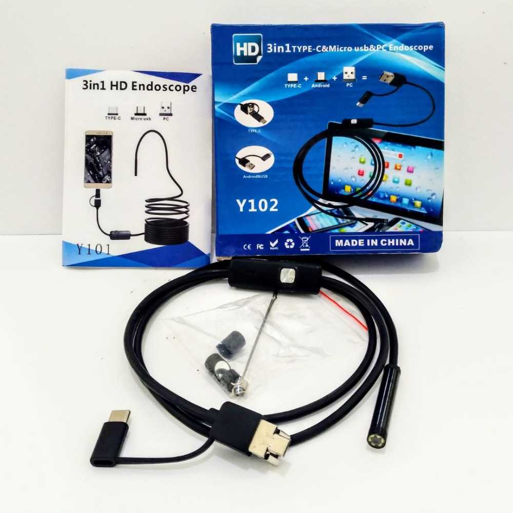 USB Cables - 3 IN 1 Type-C / Micro USB & PC Endoscope 10m Y101 for sale in Sannieshof (ID:611465026)