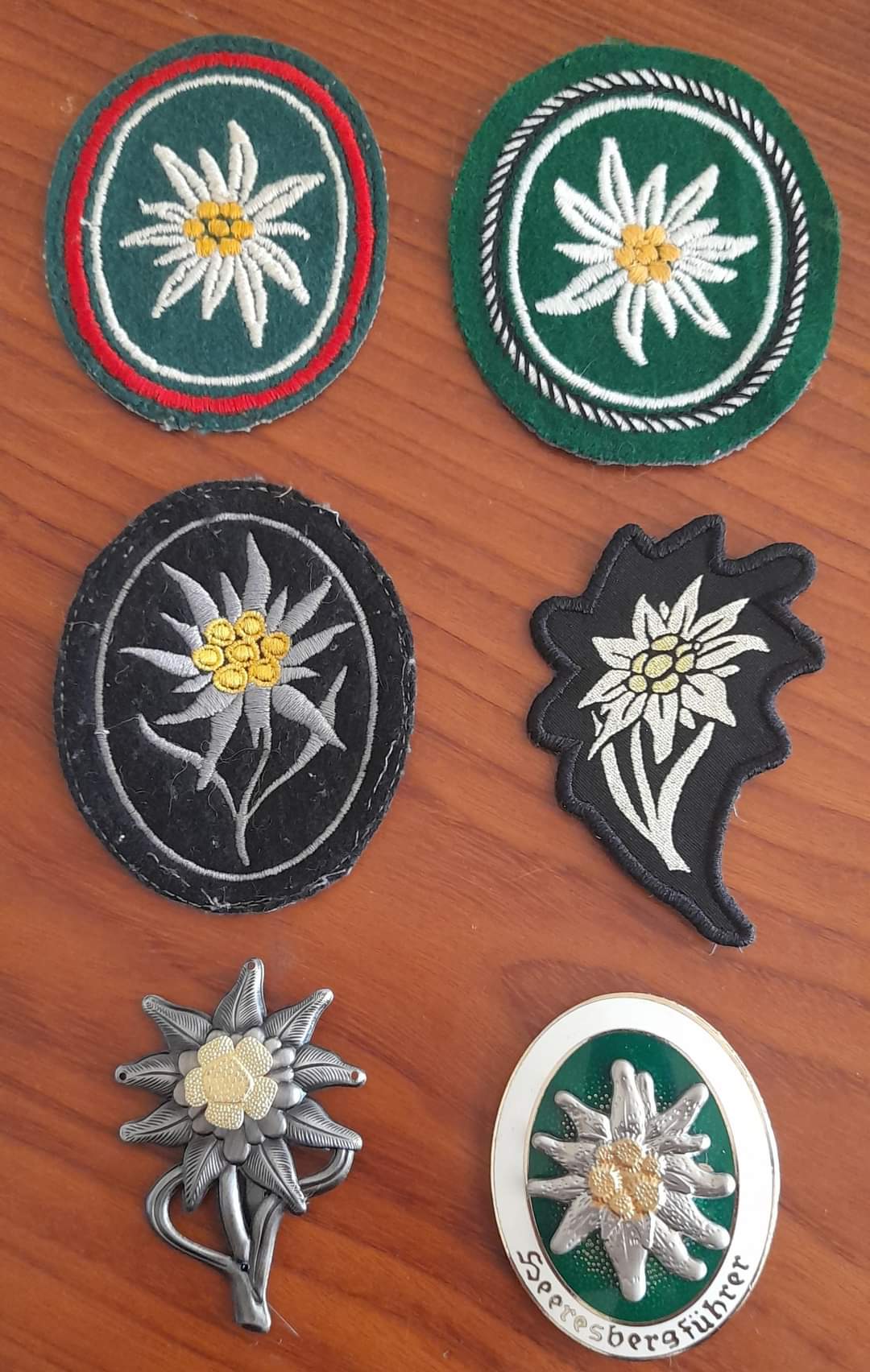 International Badges & Insignia - German Edelweiss badge lot for sale ...