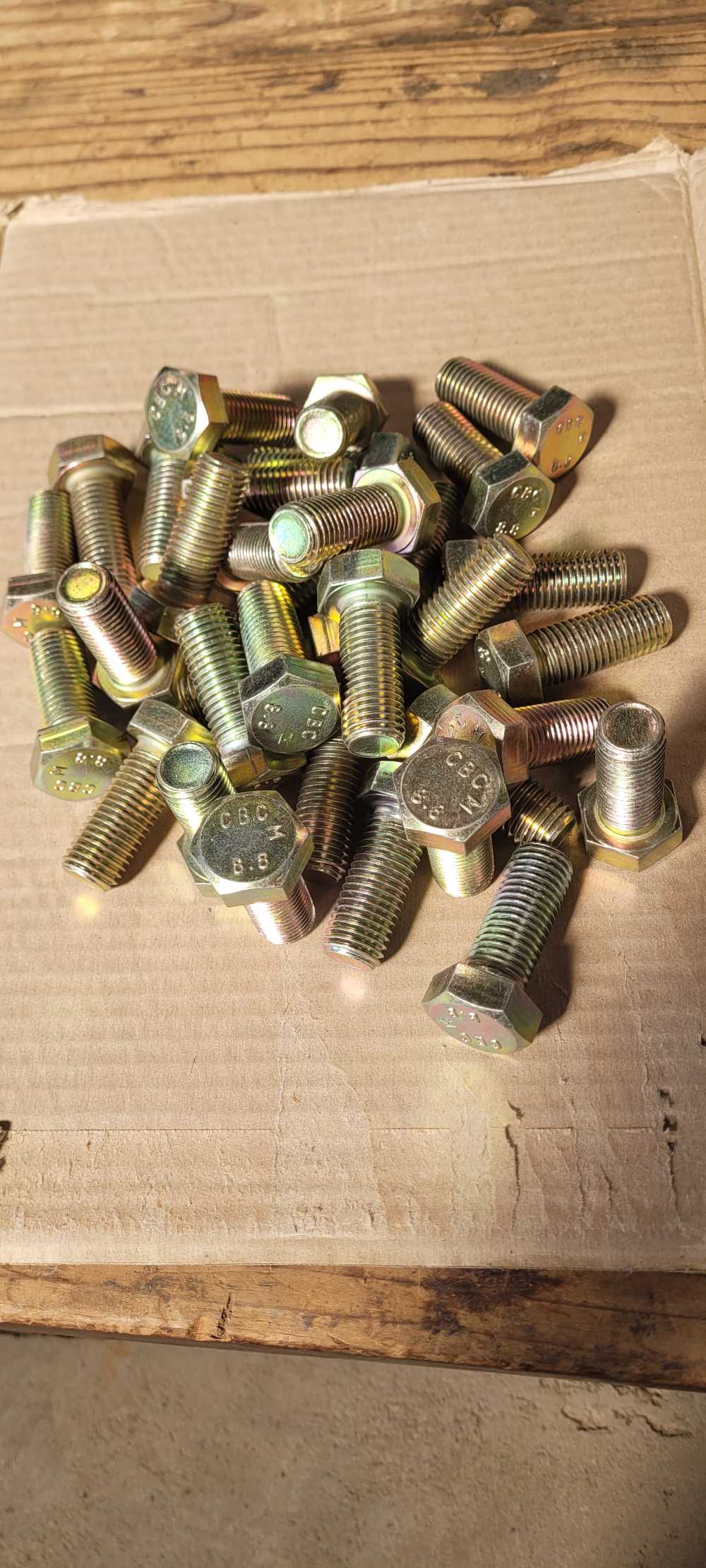 Metals & Alloys - Fully- Threaded Short Hex Bolt Yellow (BID per pack ...