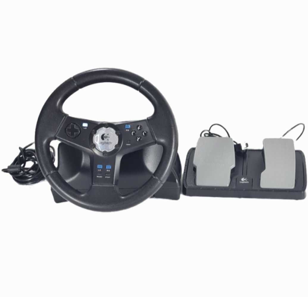 Racing Wheels & Seats - Logitech Nascar Racing Steering Wheel/peddle ...